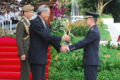 NEW UNIFORMS DEBUT AT SAF DAY PARADE