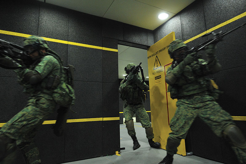 INDOOR LIVE-FIRING RANGE COMPLEX